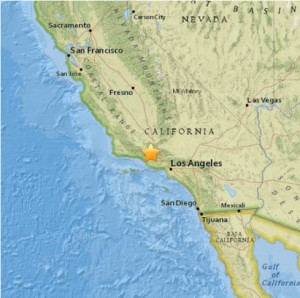 Two Earthquakes Strike Los Angeles - Exact Place Warnings Were issued ...